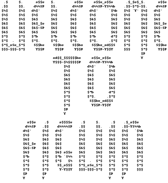 AMC ALT.ASCII-ART FIGlet Font by Tony5870 on DeviantArt