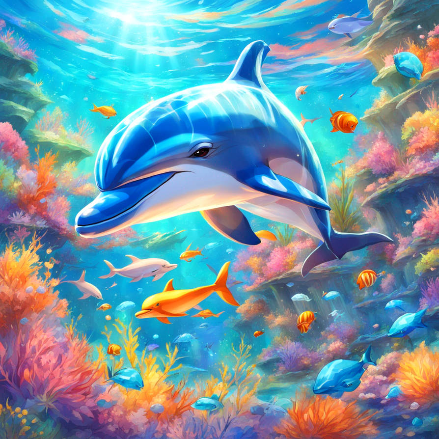 Dolphin at the sea by nmmarkowa on DeviantArt