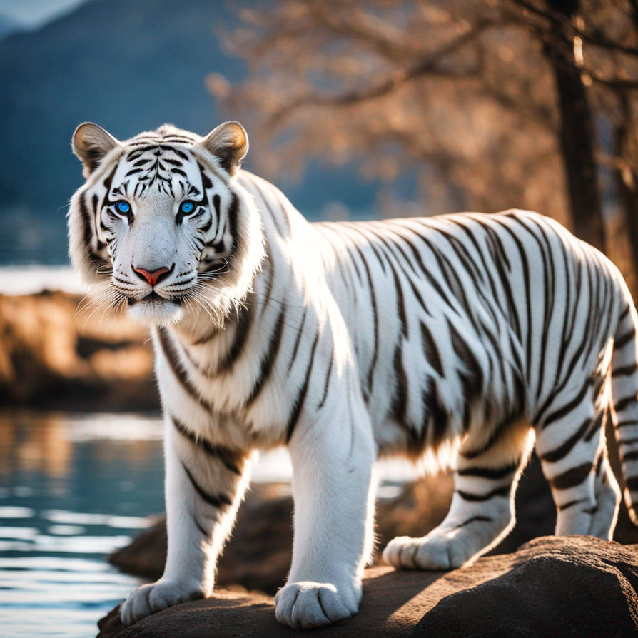 White tiger portrait by nmmarkowa on DeviantArt