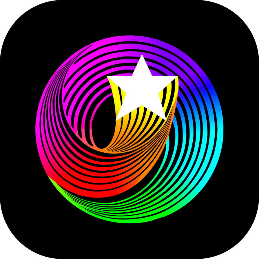 Hanna-Barbera swirling star (app icon) by toon1990 on DeviantArt