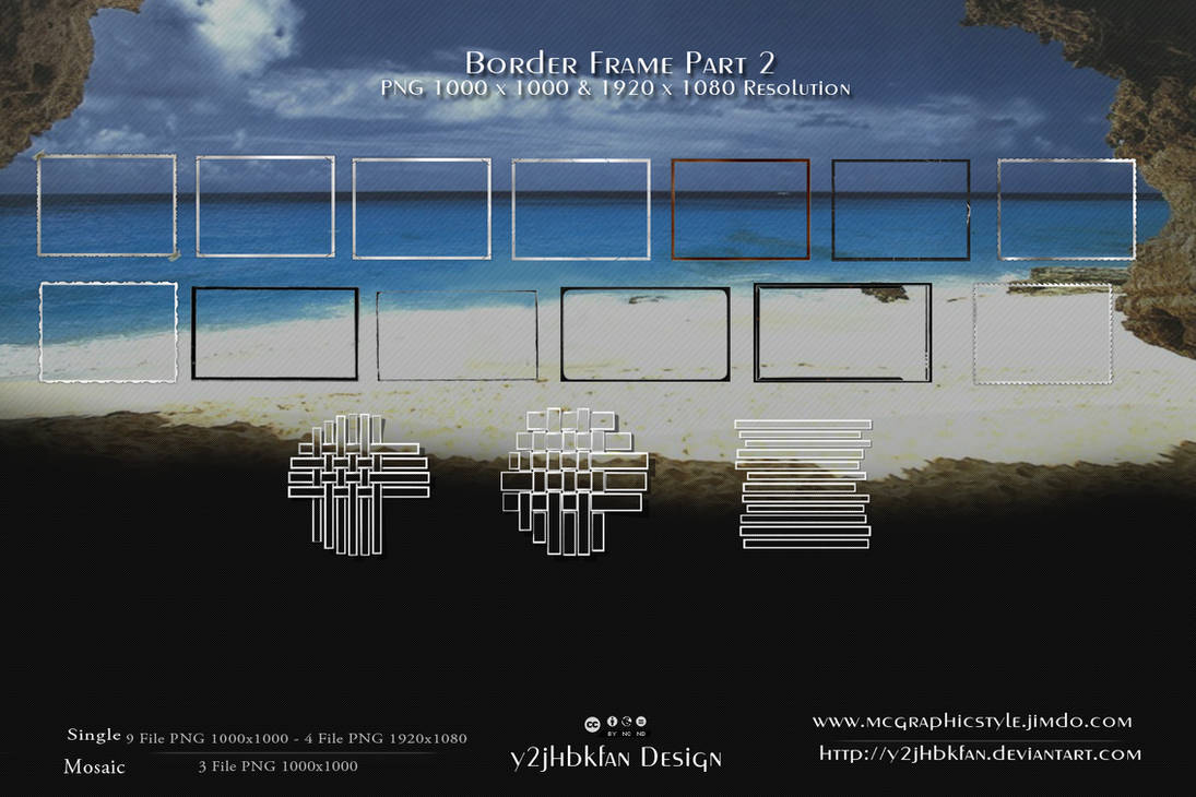 Set PNG Border-Frame 2 by y2jhbkfan on DeviantArt