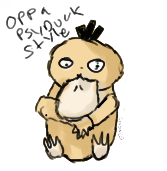 oppa psyduck style by maresmith12 on DeviantArt