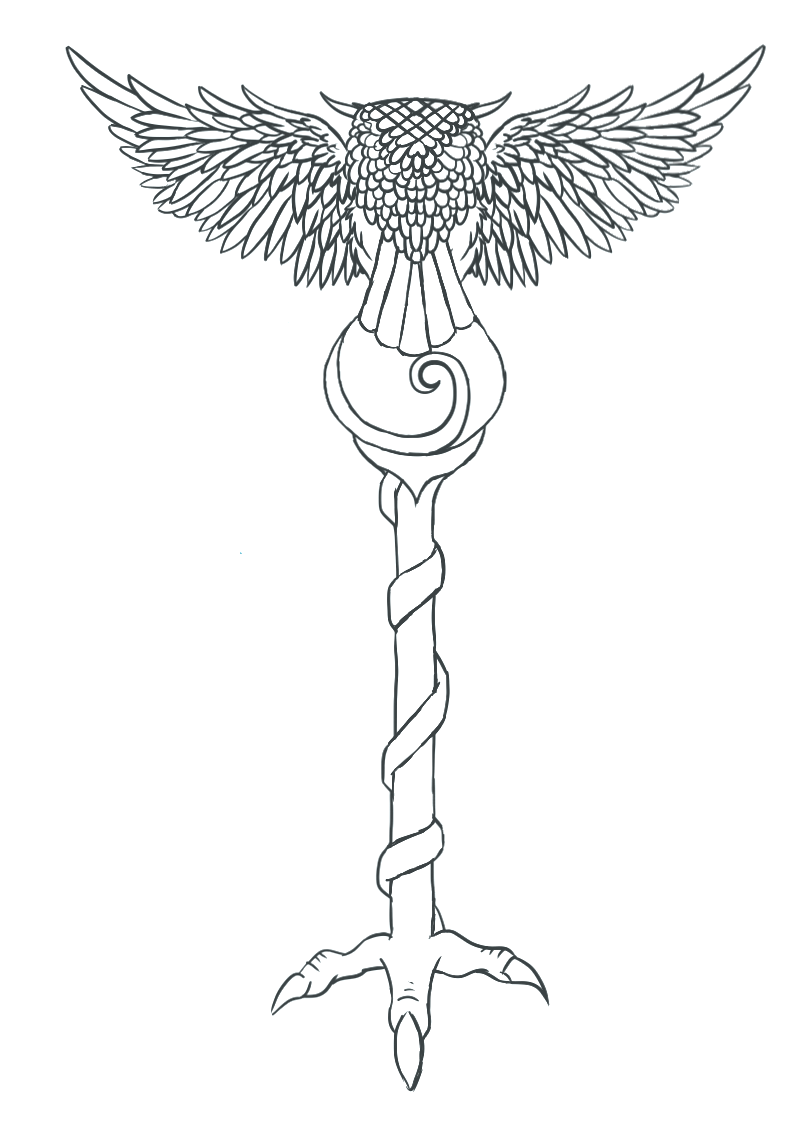 Owl Lectern Back by DragonladyXD on DeviantArt