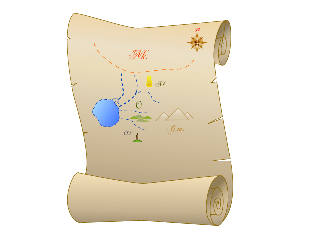 Map scroll by ProgerXP on DeviantArt