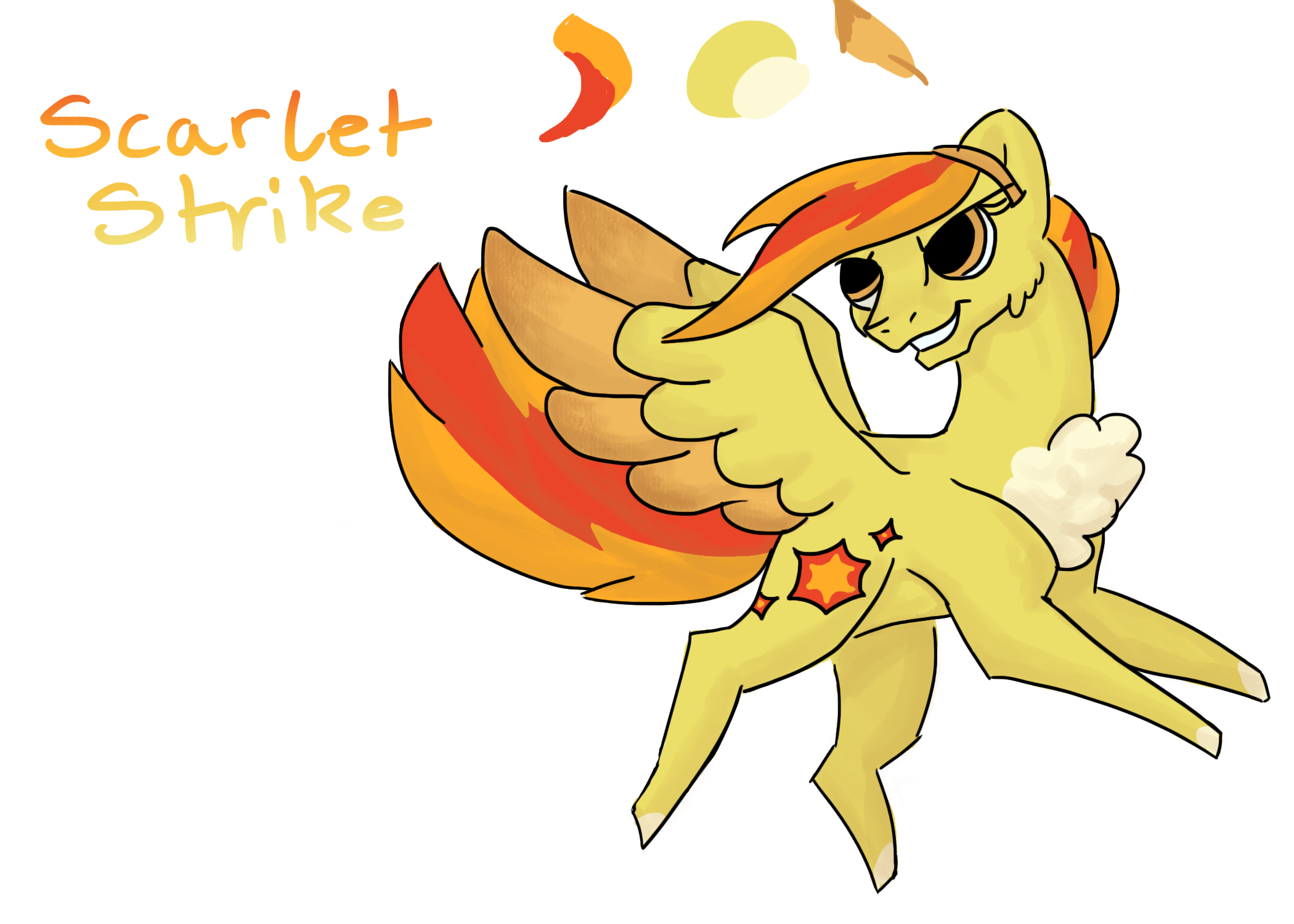 Scarlet Strike - MLP by DrowsyInsomnia on DeviantArt