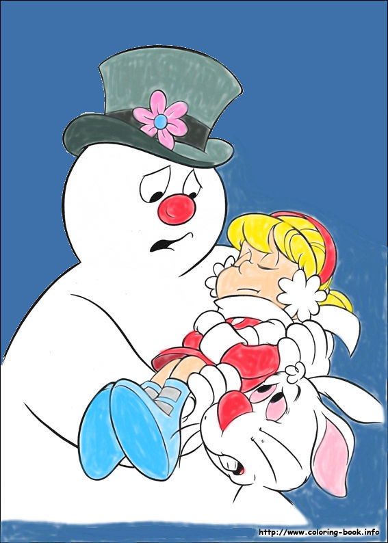frosty the snowman coloring book