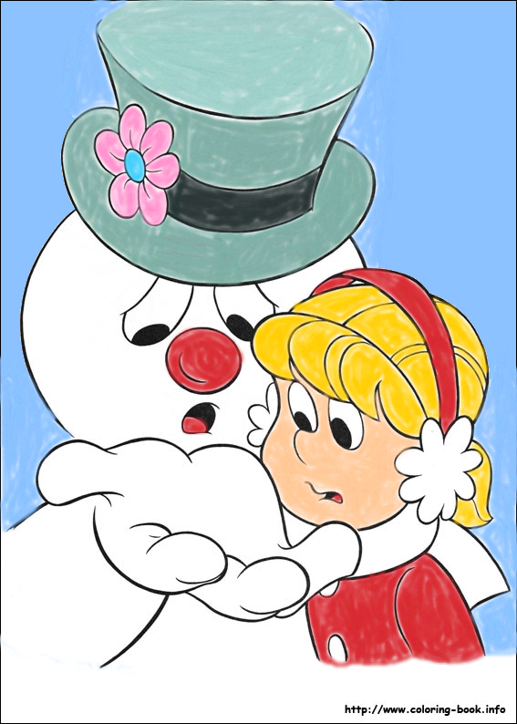 Frosty Coloring Page - Frosty and Karen by Takostu64 on DeviantArt