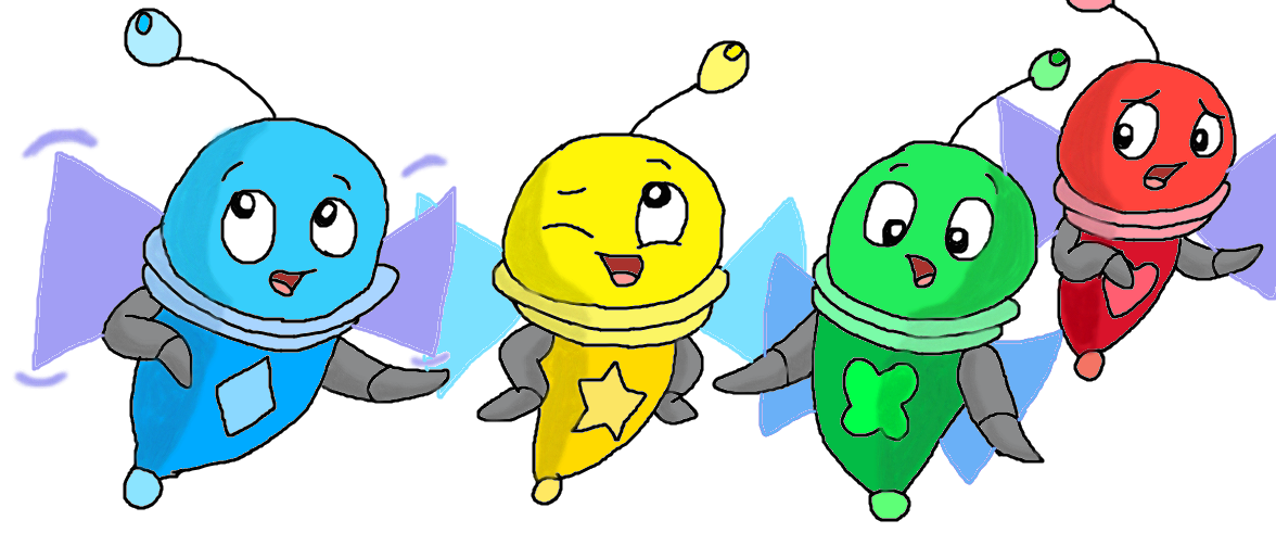 Bloop and Loop - The Brightlings by Takostu64 on DeviantArt