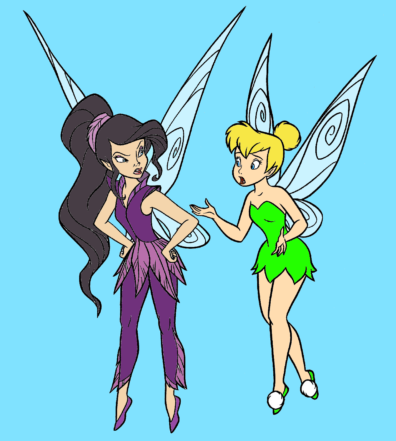 Tink and Vidia by Takostu64 on DeviantArt