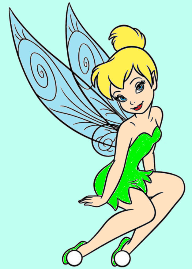 Tinker Bell (2008) Coloring Page by Takostu64 on DeviantArt