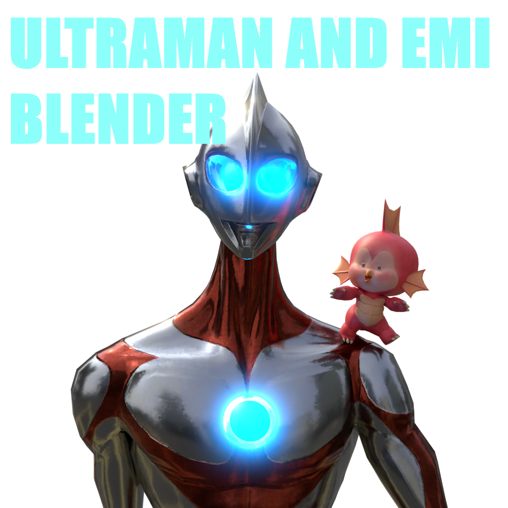 Ultraman and Emi for blender DL by uhjububu on DeviantArt
