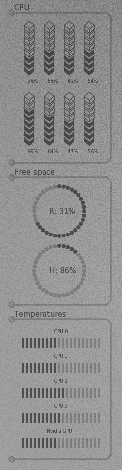 3D conky by xeXpanderx on DeviantArt