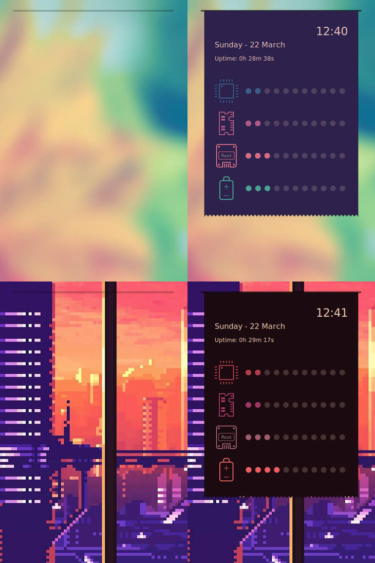 Conky-drawer-interactive-1.6 by xeXpanderx on DeviantArt
