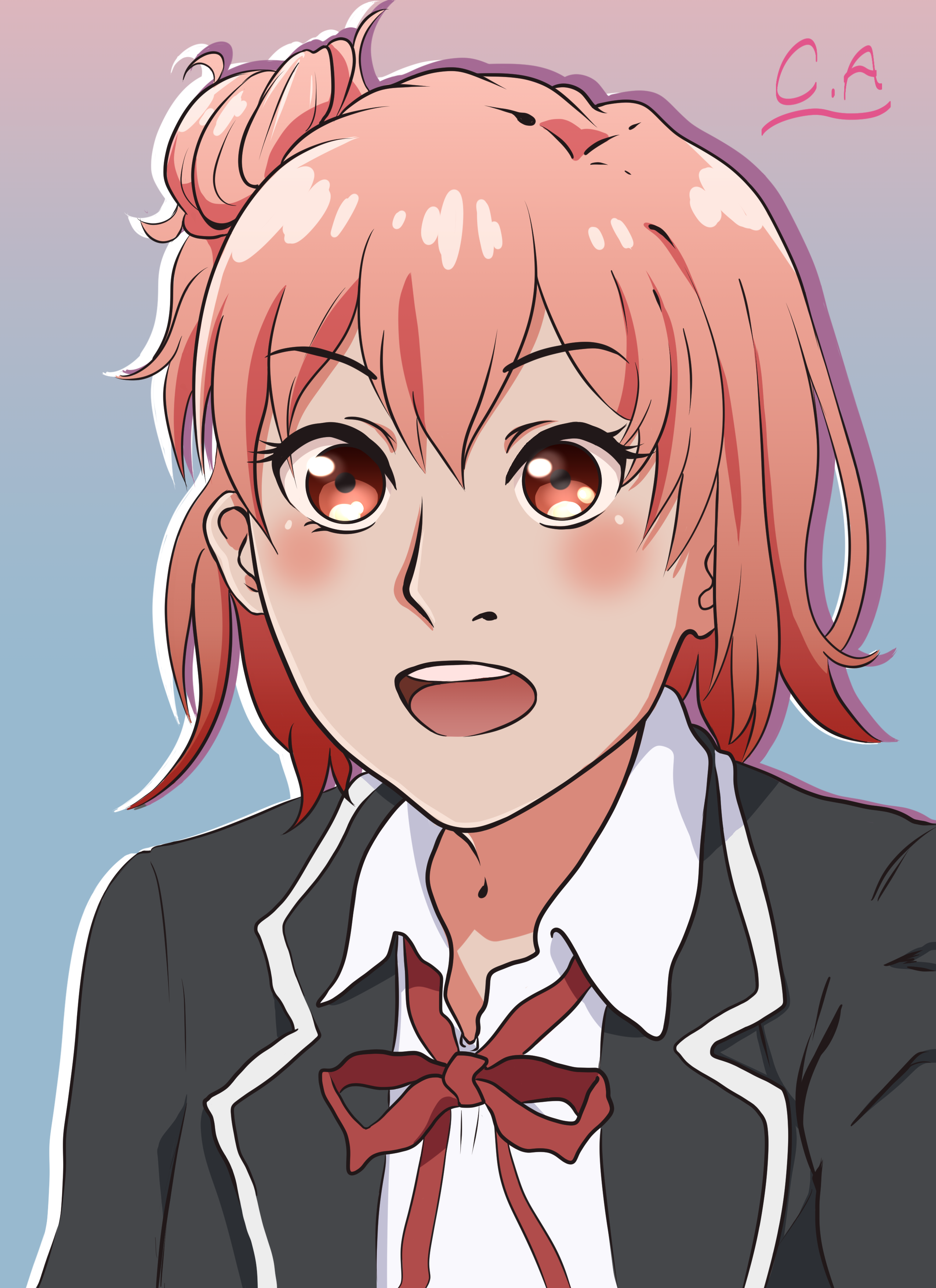 Yui Yuigahama by Calsarts on DeviantArt