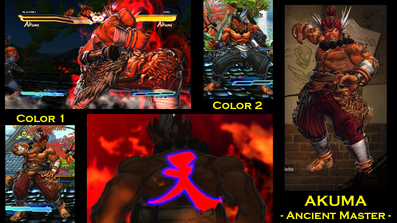 SFxT Mod: Akuma - Ancient Master by moedjoer on DeviantArt