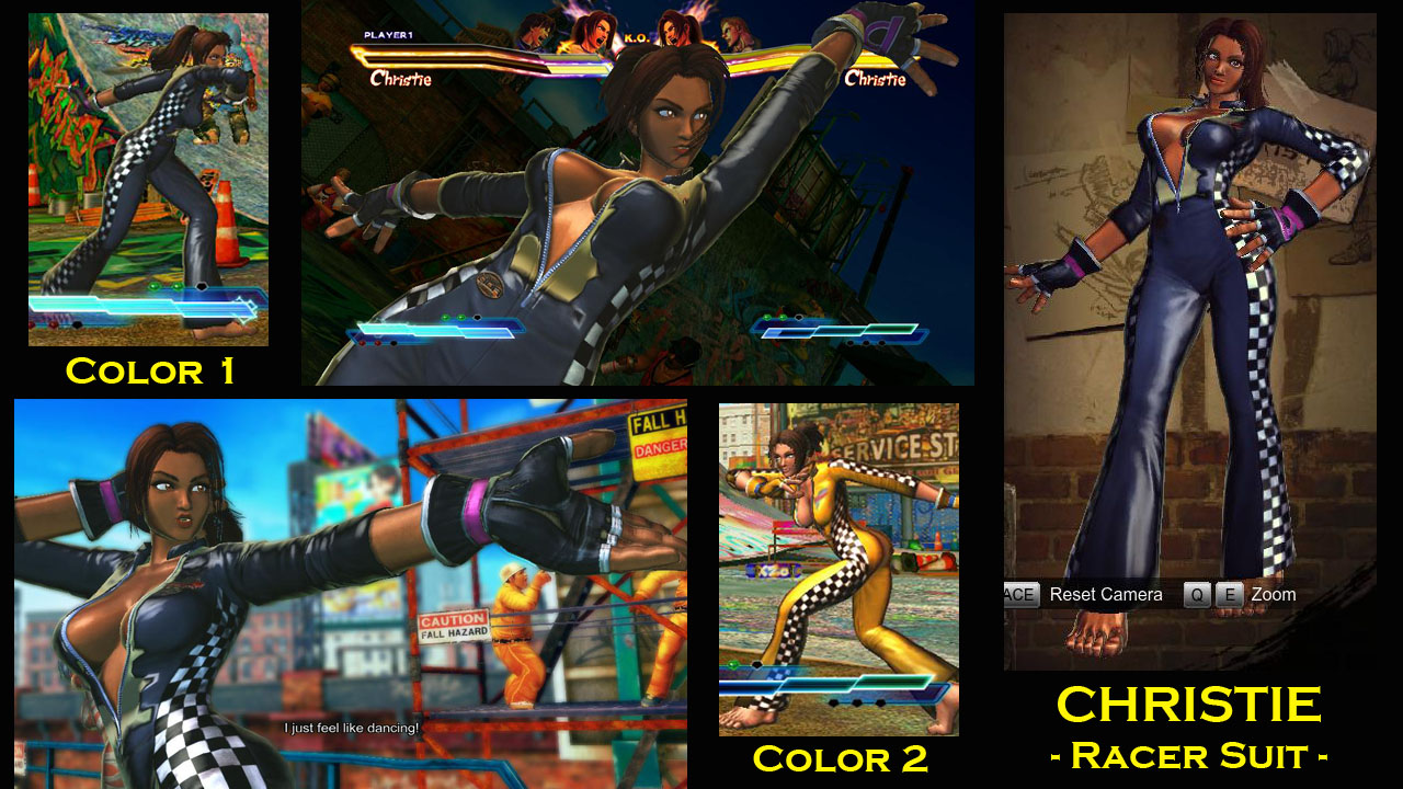 SFxT Mod: Christie - Racer Suit by moedjoer on DeviantArt