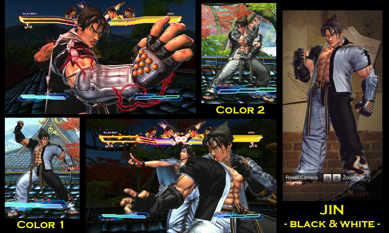 SFxT Mod: Jin - Black and White by moedjoer on DeviantArt