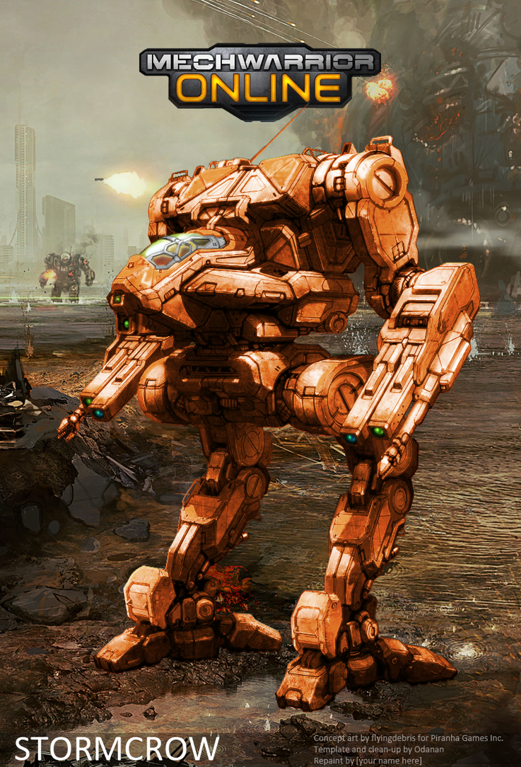 MWO Stormcrow Template By Odanan by Odanan on DeviantArt