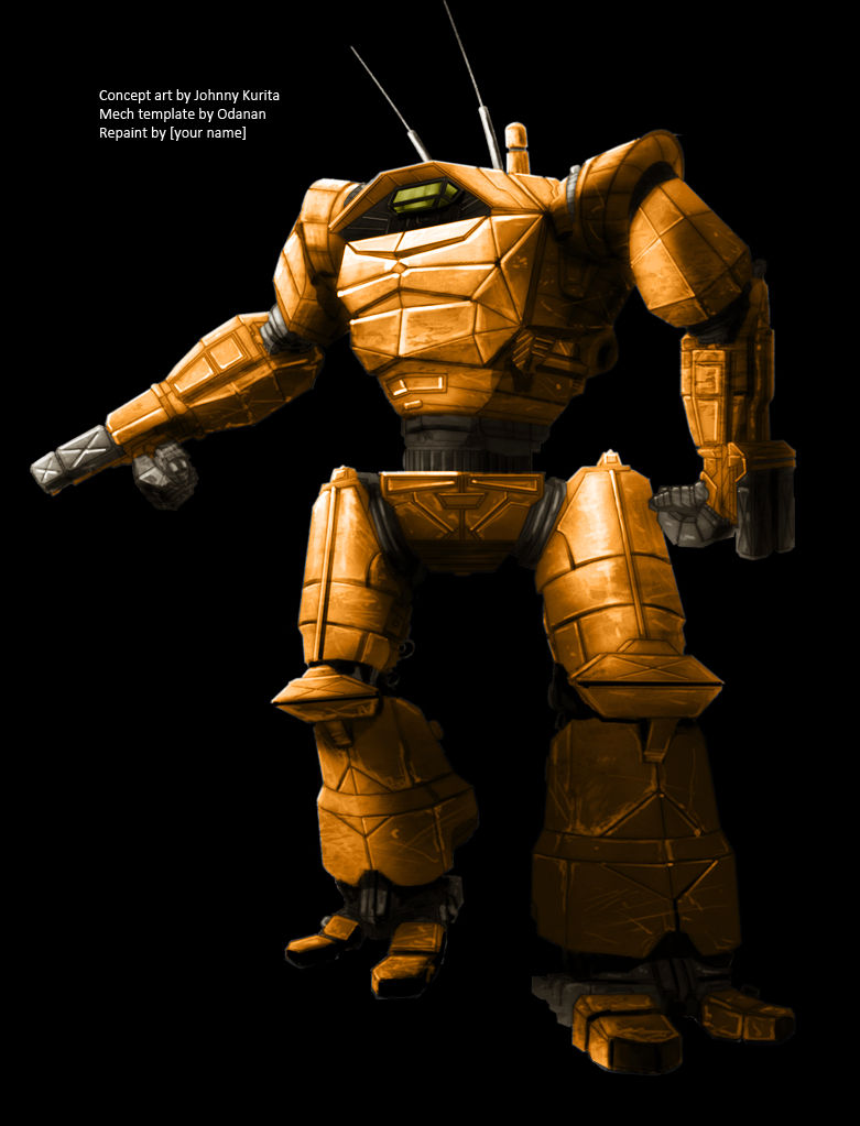 Wraith mech repaint template by Odanan on DeviantArt