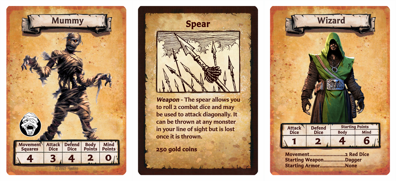 HeroQuest 2021 - all templates by Odanan on DeviantArt