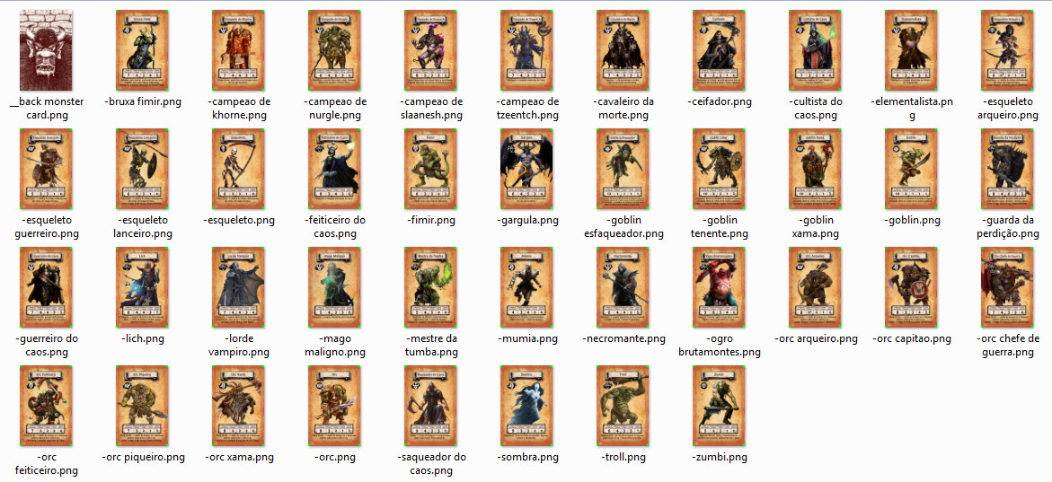 HeroQuest - novos monstros (PT-BR) by Odanan on DeviantArt