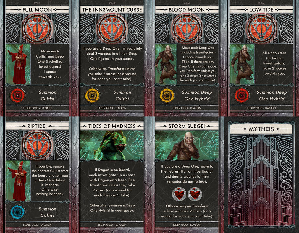 Cthulhu Death May Die - Template Mythos card by Odanan on DeviantArt