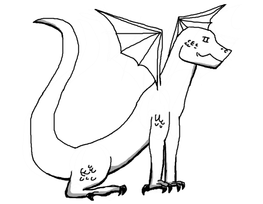 adult dragon lines FREE! by FaolinFeather123 on DeviantArt