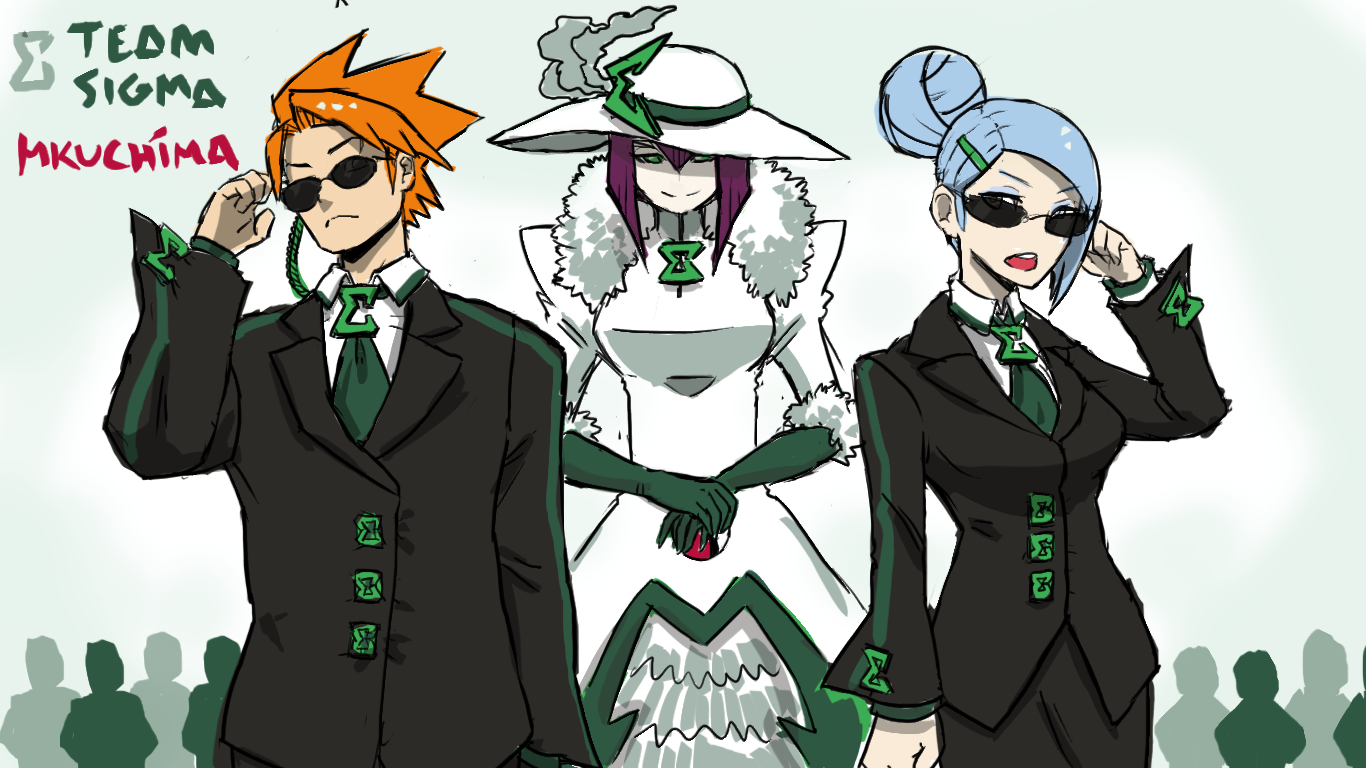 POKEMON TEAM SIGMA by Mkuchima on DeviantArt