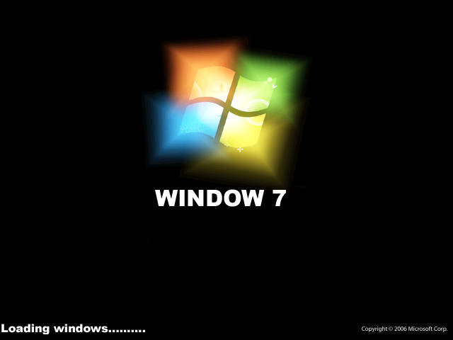 WIndow7 boot screen for xp by BHASKARSAINIALUDIYA on DeviantArt