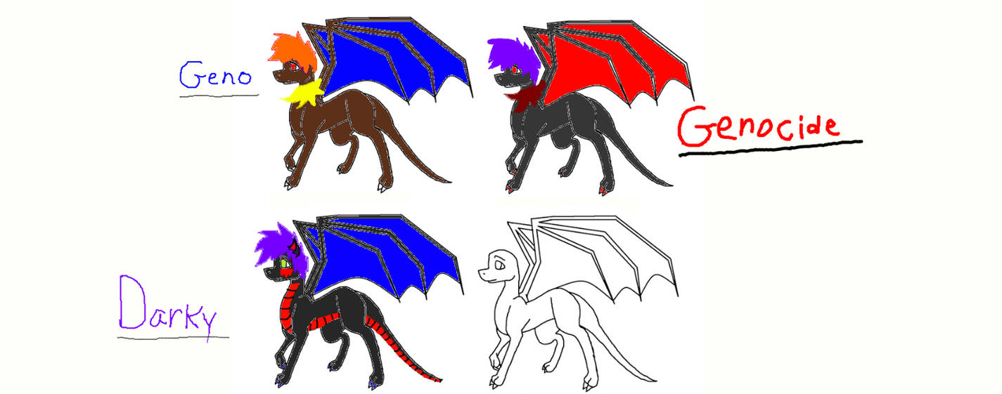 Dragon friends by Genodark on DeviantArt