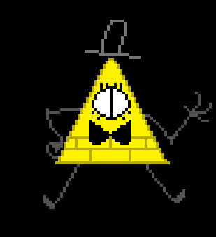 Bill Cipher Sprite Animation/GIF by LazyKayDraws on DeviantArt