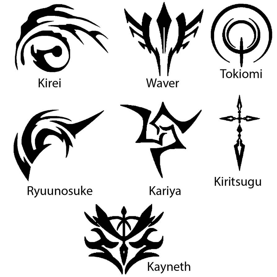 Fate Zero command Seal Brushes by RoseDragonGuardian92 on DeviantArt