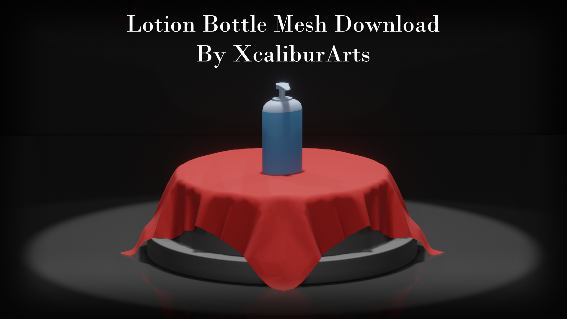 3D/MMD Lotion Bottle Base Mesh Download by XcaliburArts on DeviantArt