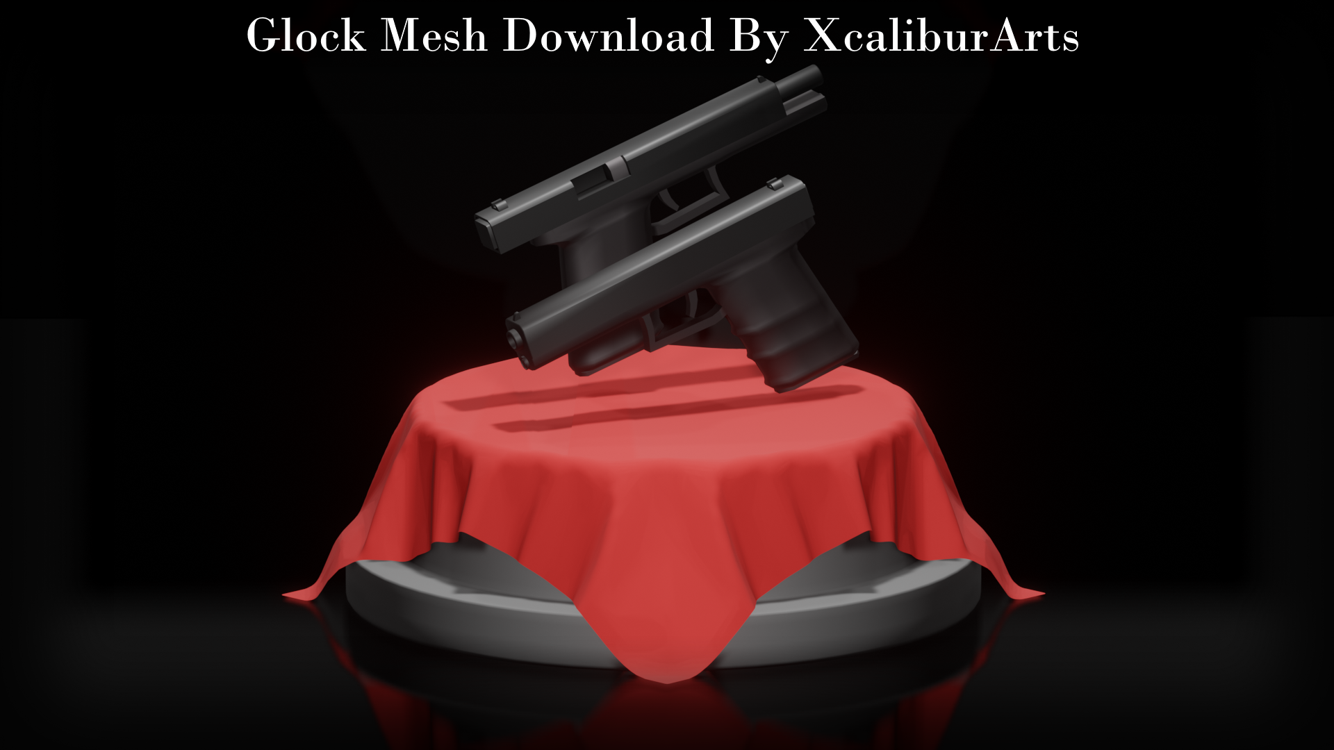 3D/MMD Glock Gun Mesh Download by XcaliburArts on DeviantArt