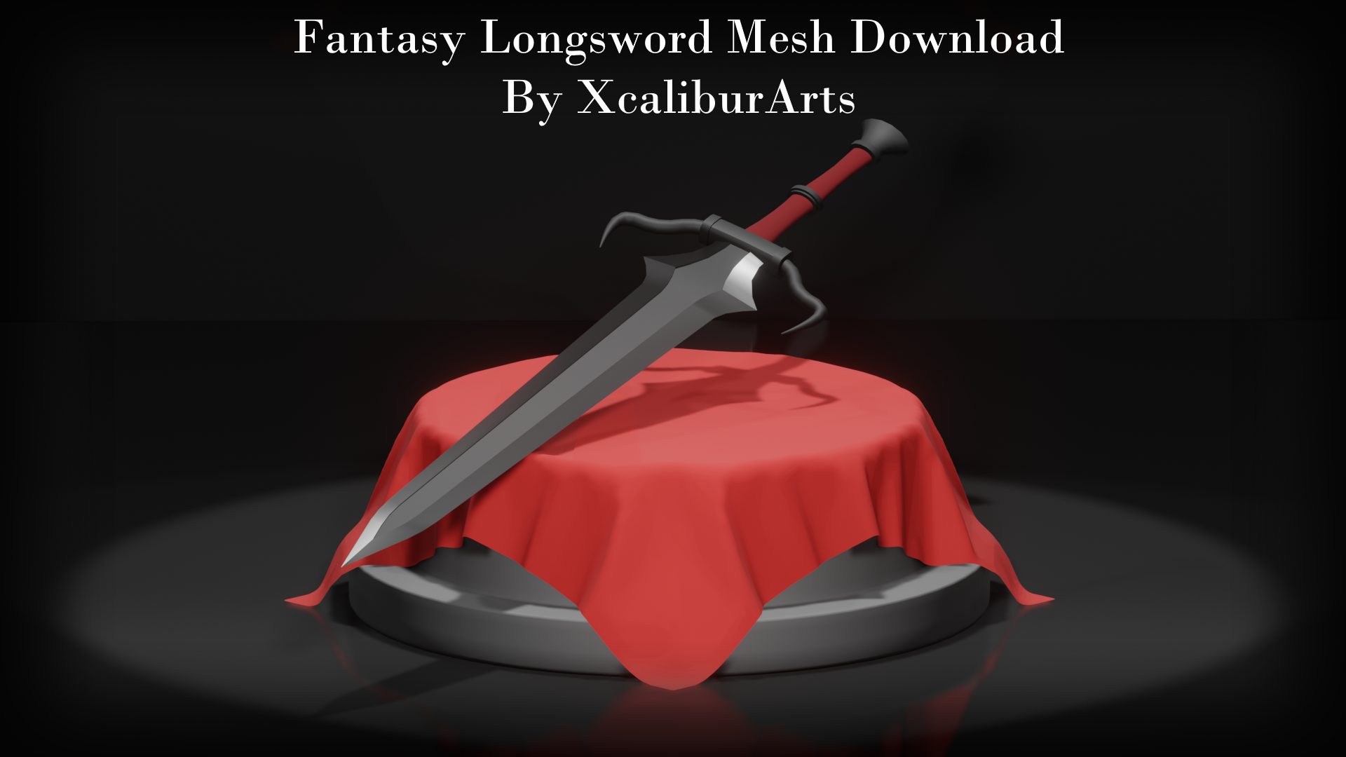 3D/MMD Fantasy Longsword Mesh Download by XcaliburArts on DeviantArt