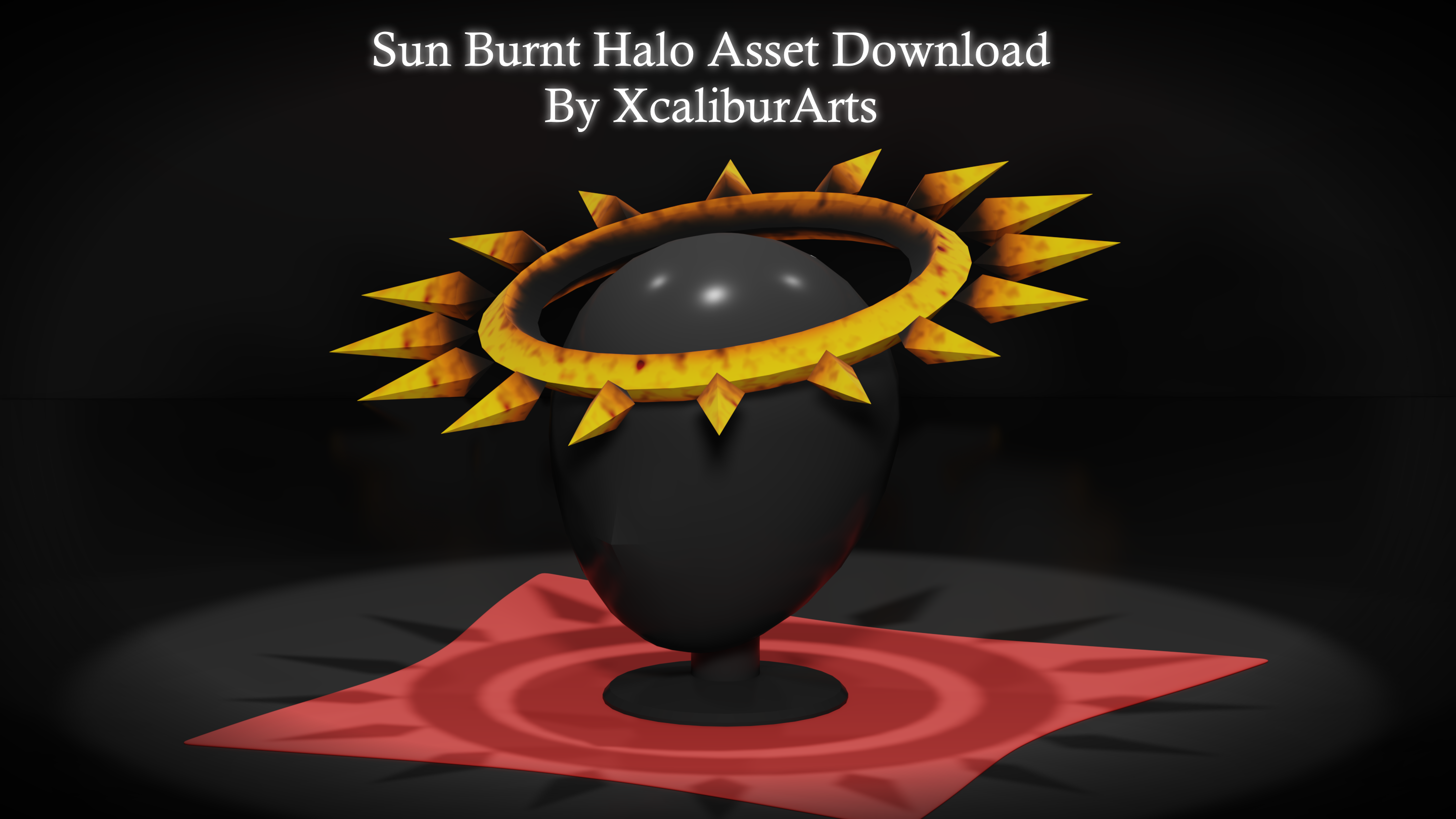 3D/MMD Sun Burnt Halo Asset Download by XcaliburArts on DeviantArt