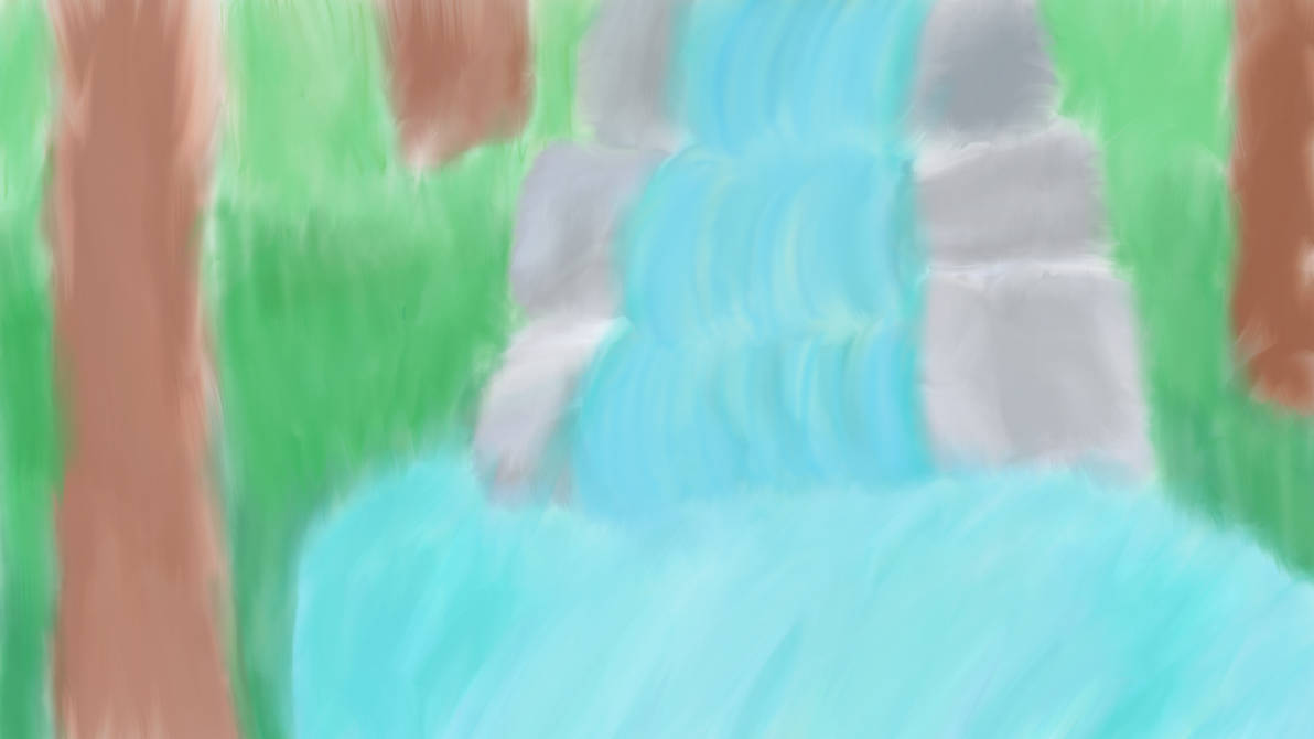 Waterfall by BritsSketches on DeviantArt