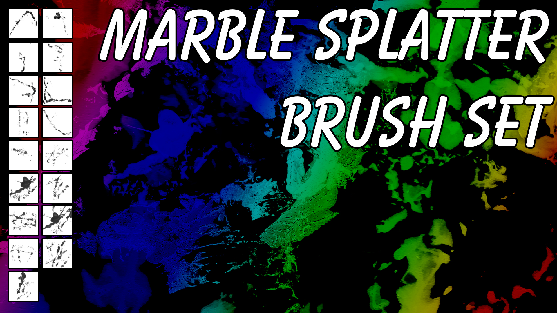 Photoshop Marble/Paint Splatter Brush Set by DesertSecret on DeviantArt