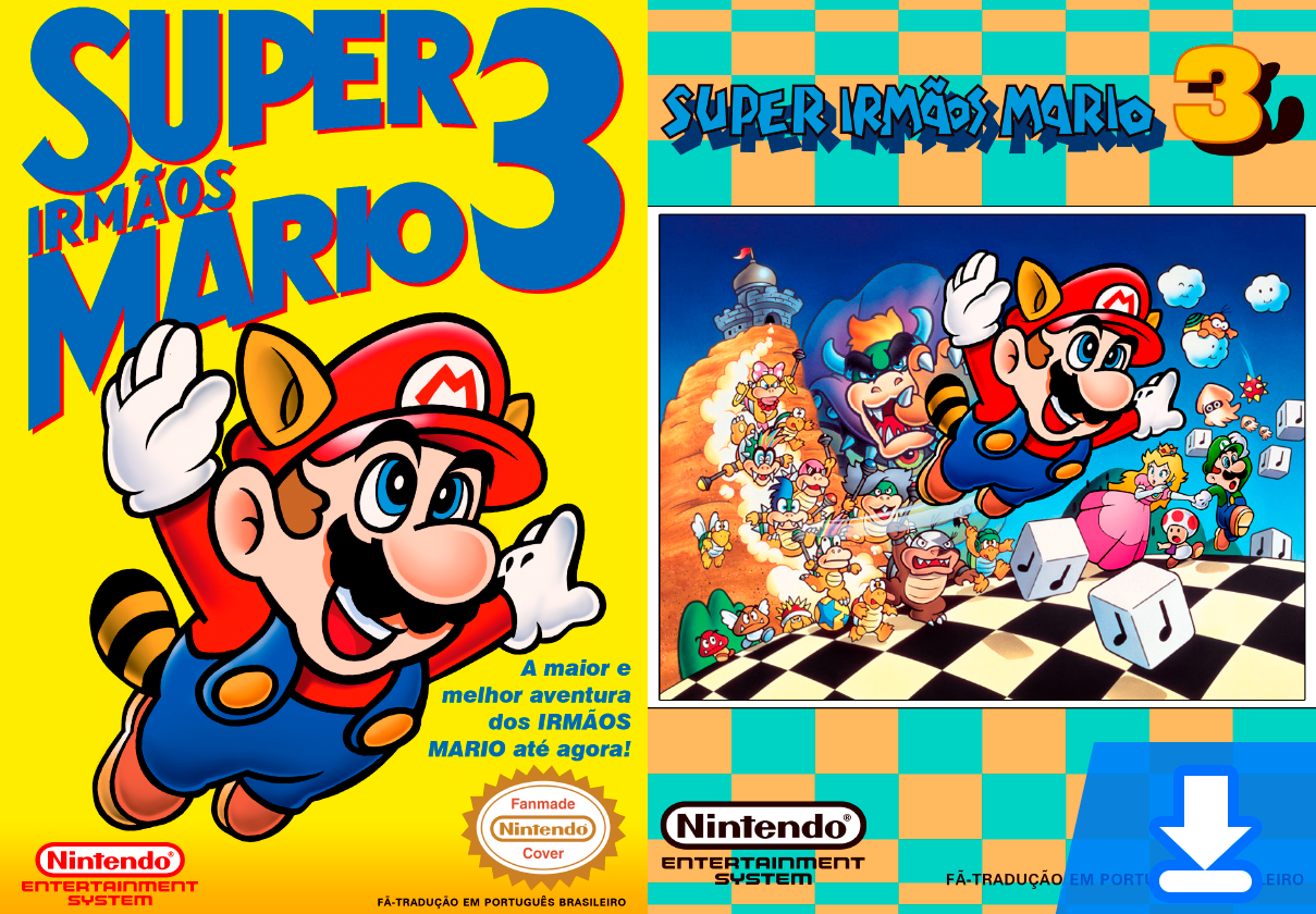 Super Mario 3 PT-BR Boxarts by BMatSantos on DeviantArt