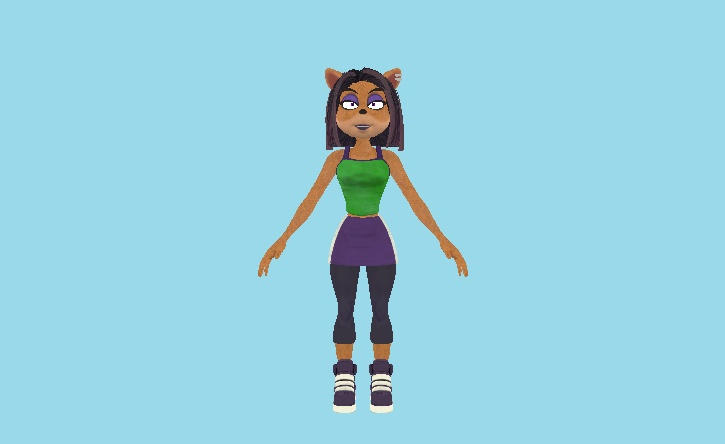 mmd liz bandicoot dl by enemywavesnightcroni on DeviantArt