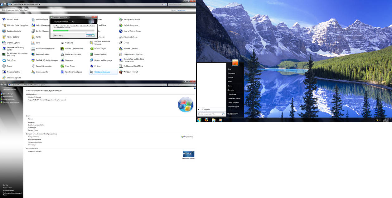 Windows 7 RC1 Black Pack by Silver-Chris on DeviantArt