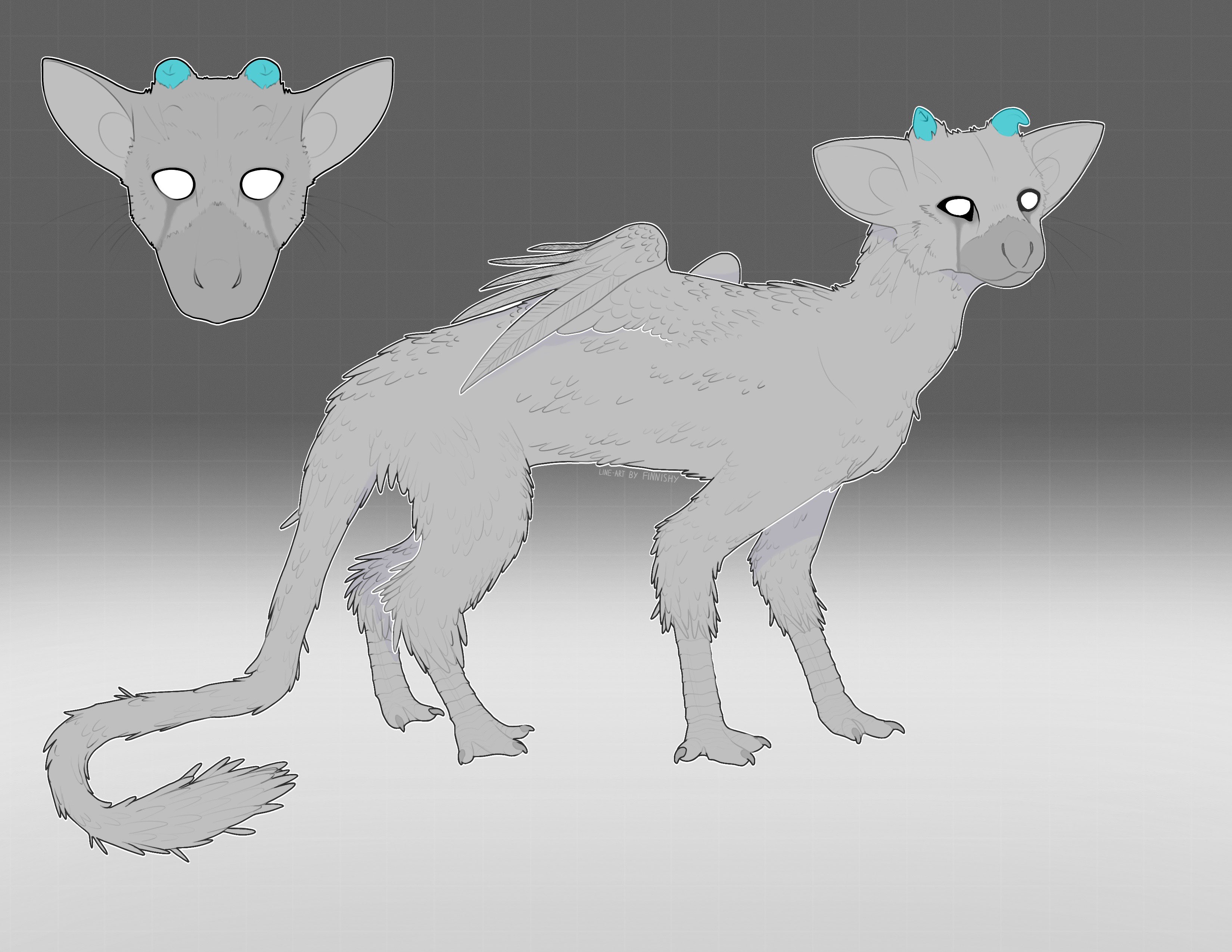 F2U Trico Lineart/ Base - The Last Guardian by Finnishy on DeviantArt