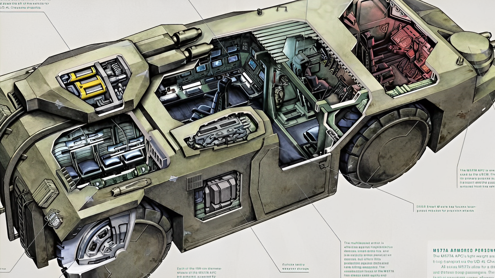 inside the Colonial Marines M577 by yassin47 on DeviantArt