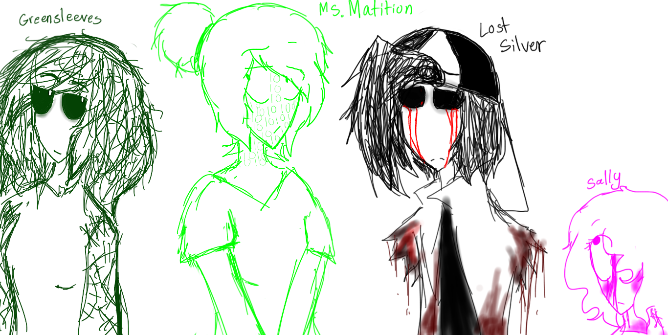 Pasta High Characters (Part 1) by Crummy-Juncture on DeviantArt