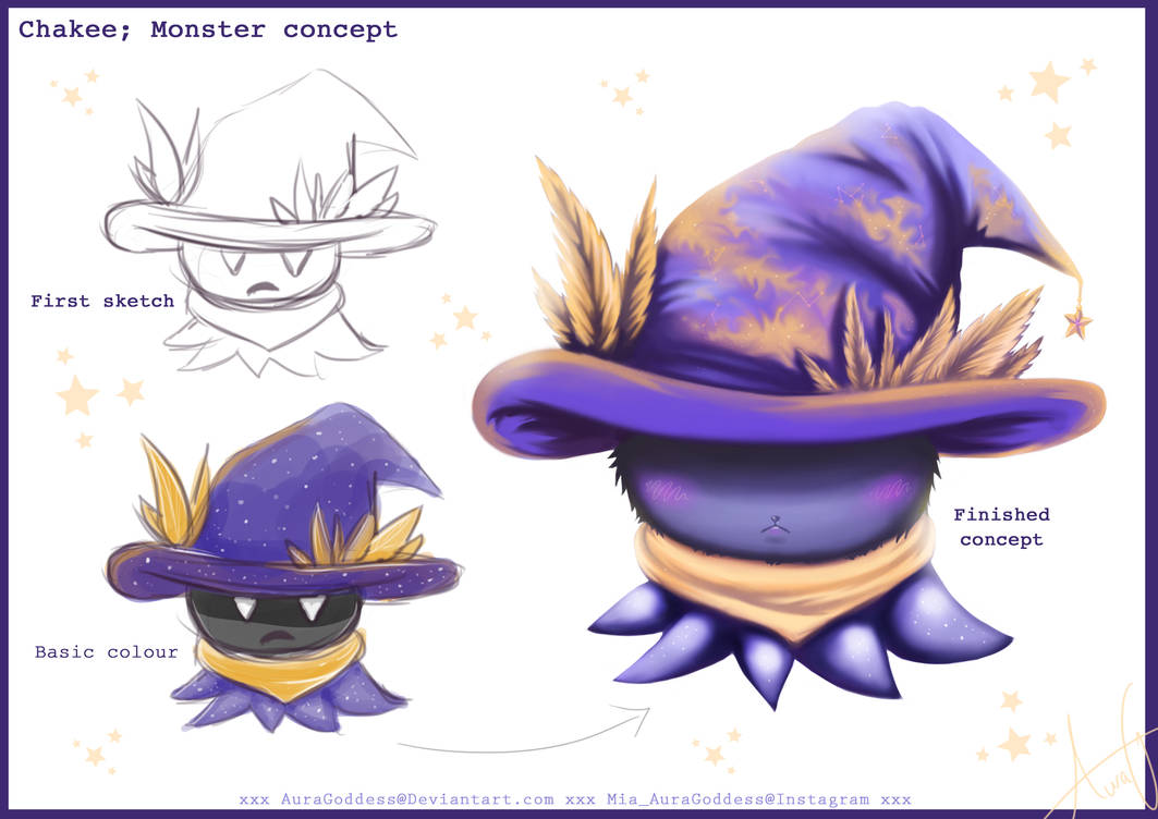 Monster concept 4 original - Chakee by AuraGoddess on DeviantArt