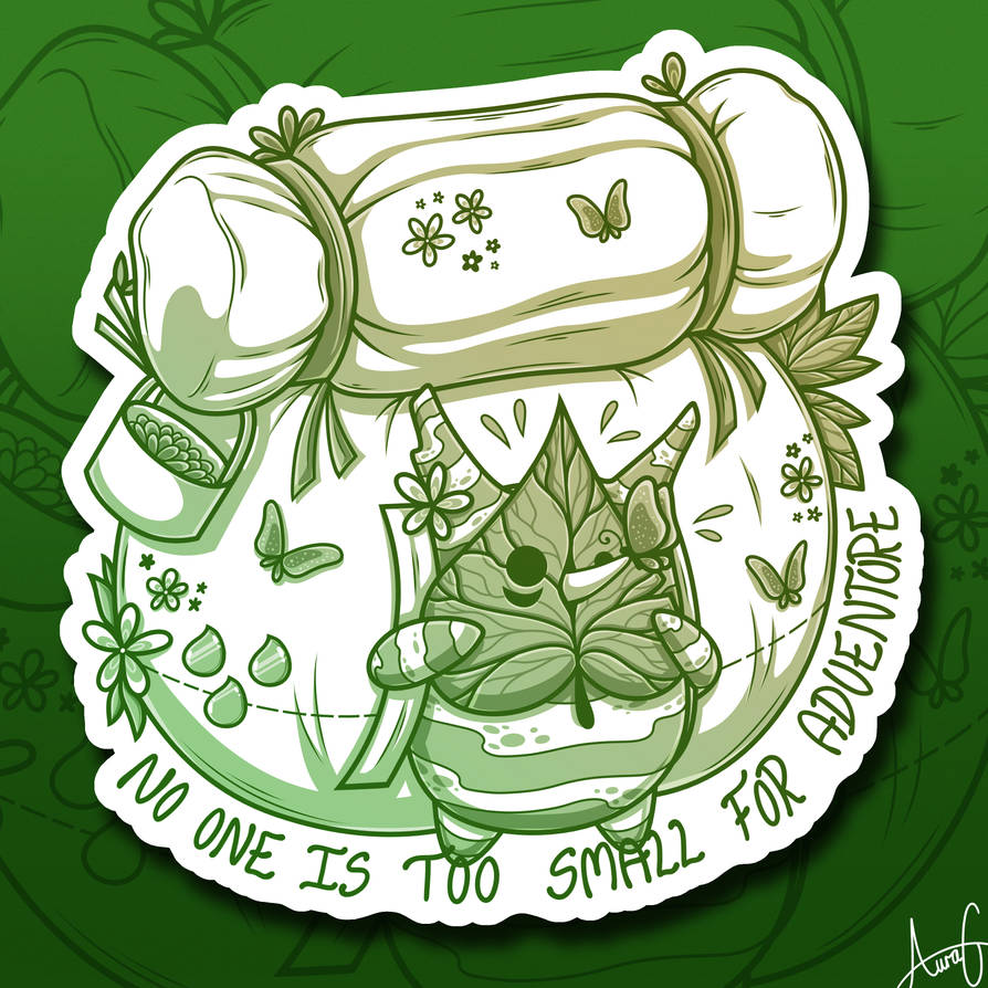 Adventure Korok - Tears of the kingdom Fanart by AuraGoddess on DeviantArt