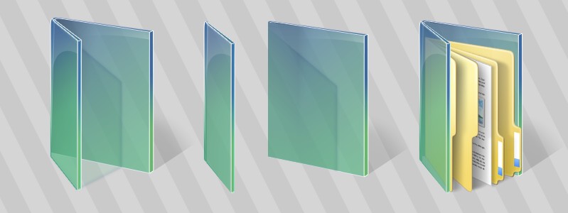 Vista's Green folders for 7, 8 and 10 by CitizenJustin on DeviantArt