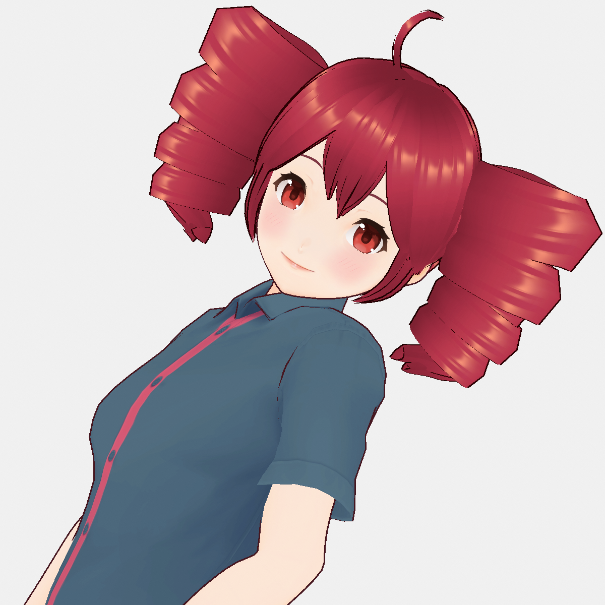 UTAU/SynthV Kasane Teto Simple VRoid Model by MelodyCrystel on DeviantArt