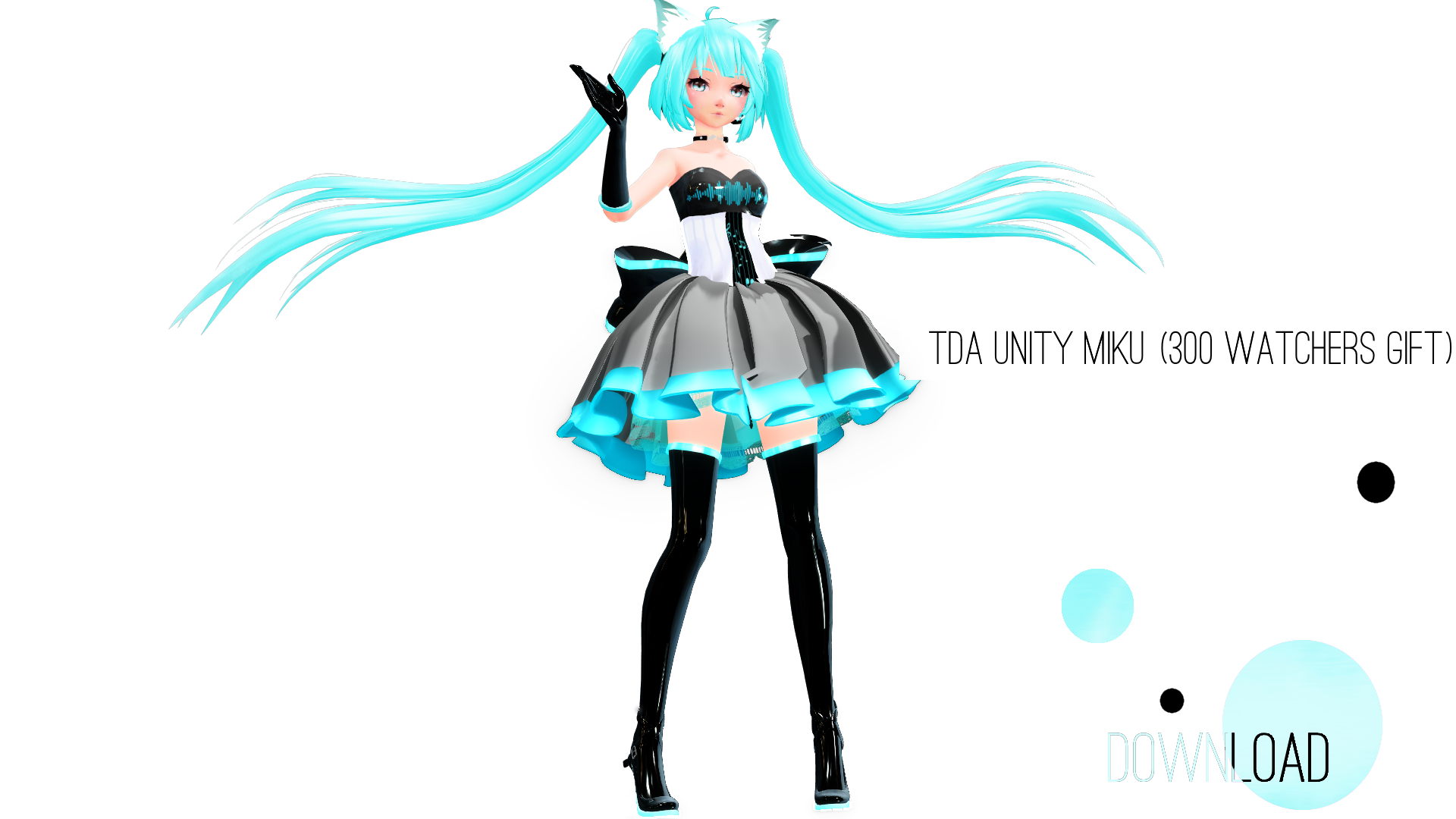 TDA Unity Miku - 300 Watchers Gift - [DL] by Kerrisse on DeviantArt