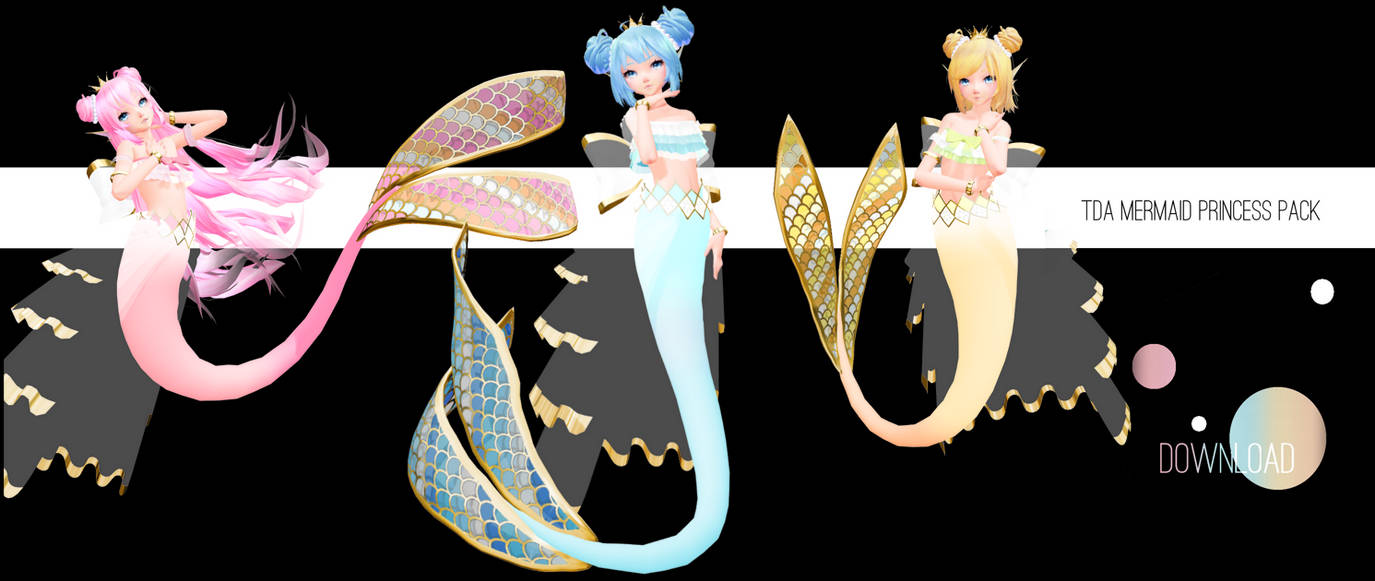TDA Mermaid Princess Pack - [DL] by Kerrisse on DeviantArt